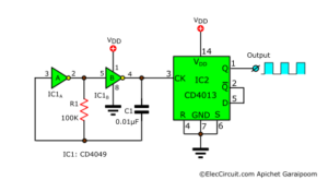 CD4049 CMOS Inverting Hex Buffer – Circuits, Pinout & Applications