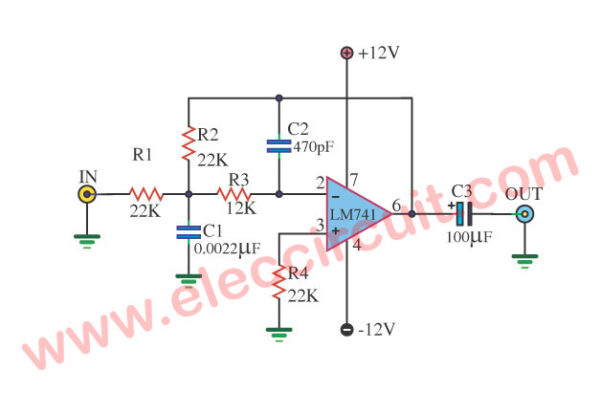 15 Filter circuits using electronic coil | ElecCircuit.com