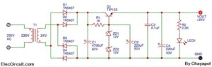 24V Power Supply Circuit | 9 Circuits | ElecCircuit.com