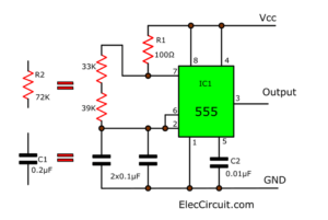 Make Simple 555 Inverter circuit using MOSFET | ElecCircuit.com