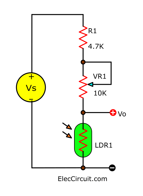 Learn voltage divider circuit works with rule and calculating | ElecCircuit