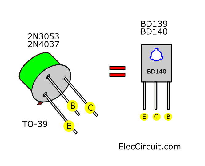 2N3055 Amplifier Circuit with PCB | 60W - ElecCircuit.com