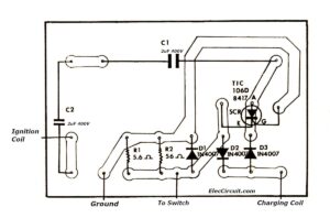 How Motorcycle Capacitor Discharge Ignition CDI works | example Circuits