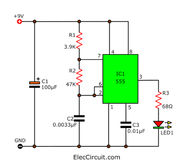 Infrared Remote control transmitters Circuits | ElecCircuit.com