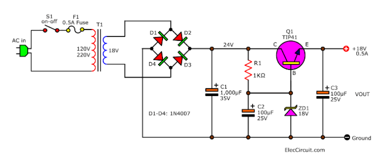 7 tone control circuit diagram with PCB layout | ElecCircuit