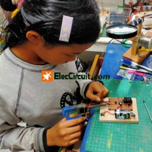 Continuity tester circuit with Buzzer and LED | ElecCircuit.com