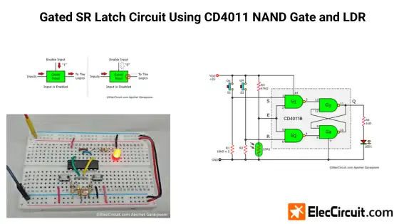 Learn How Gated SR Latch Works – With Example Circuit